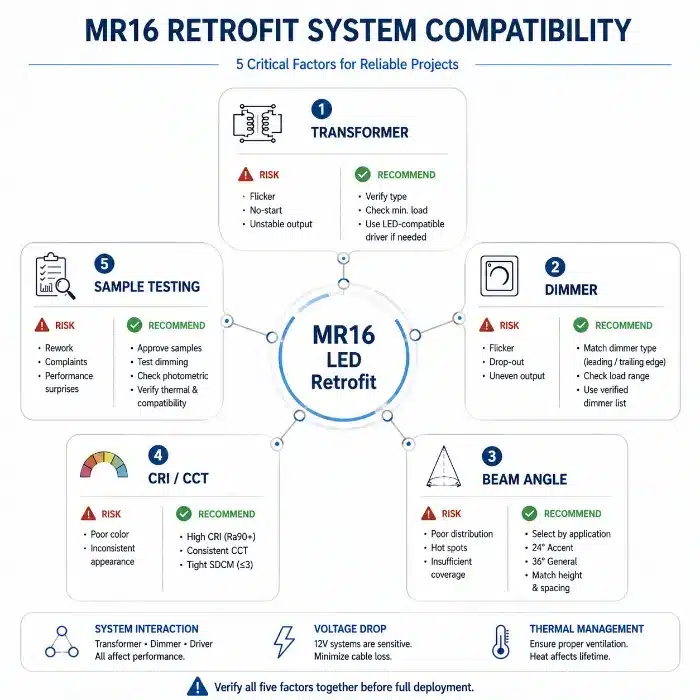 MR16 LED Replacement Guide: Transformer, Dimming & Retrofit ...